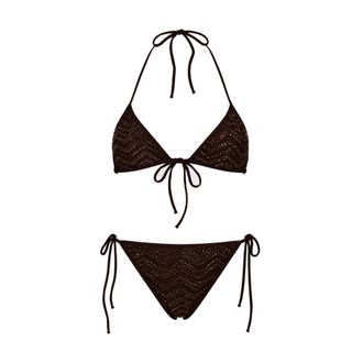 Missoni Femme, Maillots de bain, Brun, Taille: 34 FR Ensemble Bikini