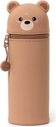 Legami Legami Kawaii Federmäppchen 2 in 1 aus weichem Silikon, Teddy Bear