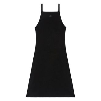 Courr&egrave;ges Damen, Kleider, Schwarzk, SGr&ouml;&szlig;e