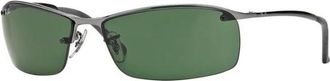 Ray-Ban Homme, Accessoires, Gris, Taille: 63 MM Rectangle Lunettes de soleil