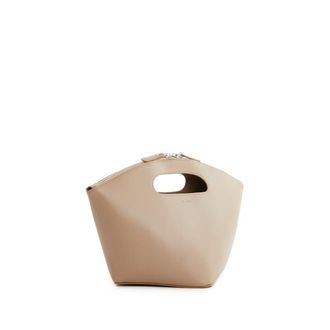 by FAR By far - rubik lederhandtasche - beige