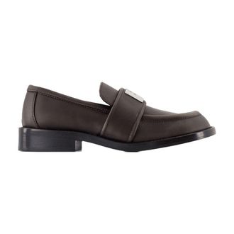 Acne Studios Womens Moccasin Brown Leather