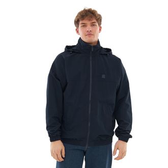 Johnny Urban Jacke Herren & Damen Blau - Lennon - Leichte Sommerjacke mit Kapuze - Unisex &Uuml;bergangsjacke - Schlichte Track Jacket