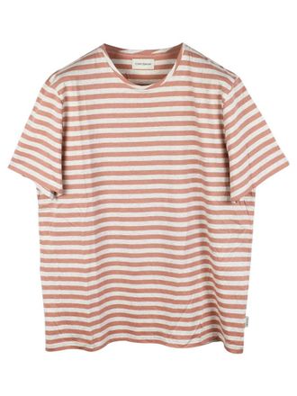 Oliver Spencer Conduit Tee in Capri Brown Size XL
