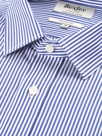 Bexley Maximilien - Chemise homme bleu marine et blanc