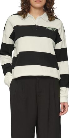 QS by s.Oliver Poloshirt im Loose Fit mit Blockstreifen