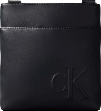 Calvin Klein Herren Bold Ck Flatpack Lv04d3344g Crossover, Black (Black)