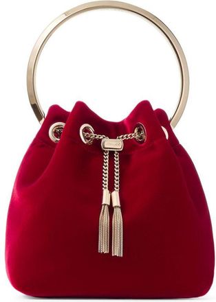 Jimmy Choo London Bon Bon Beuteltasche - Rot