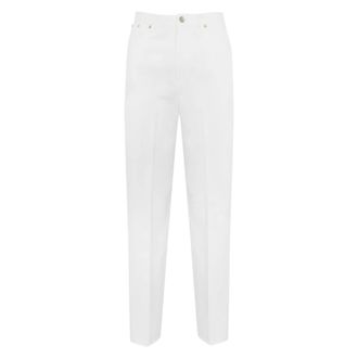 Dondup Femme, Pantalons, Blanc, Taille: W26 Pantalon ample en coton