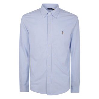 Polo Ralph Lauren Chemise de sport &agrave; manches longues - Homme - Chemises - Bleu - Taille: M