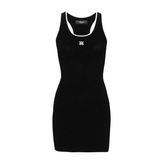 Amiri Schwarzes Mini-Kleid - - Dresses - Damen - Schwarzk - S