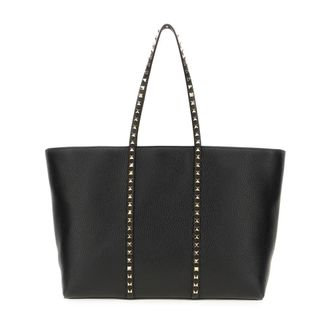 Valentino Garavani Rockstud Tote Bag - - Bags - Damen - Schwarzk - ONE SIZE