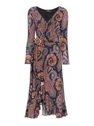 Etro Robe Au Genou - Bleu