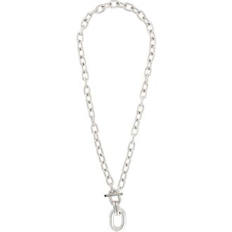 Paco Rabanne XL Gliederkette mit Anh&auml;nger - - Accessories - Damen - Grau - ONE SIZE