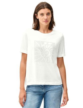Cecil Damen Shirt mit Schmucksteinen