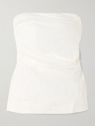 Tove Haut Bustier En Lin Izel - Blanc cassé