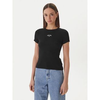 Guess T-Shirt W6GPZ3 KA0H1 Schwarz Slim Fit