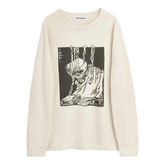 Our Legacy Homme, Sweatshirts et sweats &agrave; capuche, Beige, Taille: XS Slack SweaT-shirt