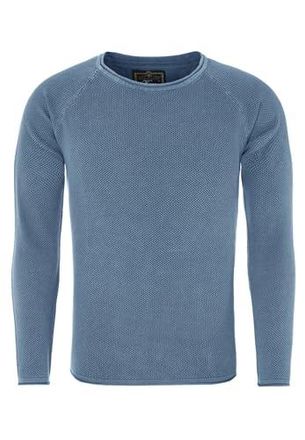 Key Largo MST Thomas Pull-Over, Flintstone Blue, M Homme