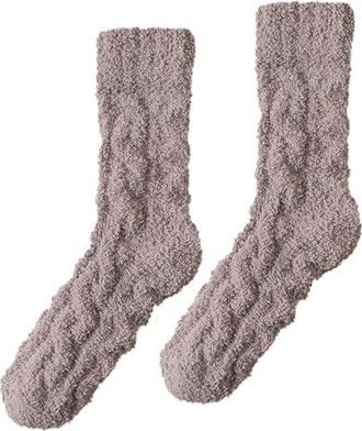 Generic Chaussettes velues dhiver, chaussettes velues pour femmes,Chaussettes douces | Chaussettes de No&euml;l, chaussettes antid&eacute;rapantes avec pantoufle doux pou