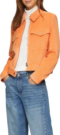 s.Oliver Kurze Cordjacke mit aufgesetzten Taschen