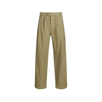 C.P. Company Pantalon froiss&eacute; en coton m&eacute;lang&eacute;