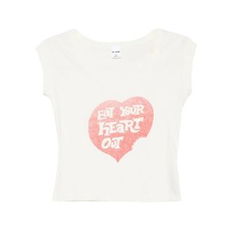 Re/Done Viwhi T-Shirt - - Tops - Damen - Wei&szlig; - S