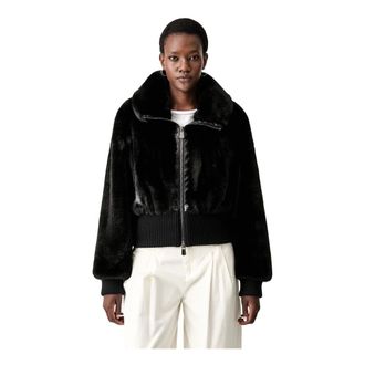 Pinko Pinko, Femme, Vestes, Noir, Taille: 44 FR Bagels Bomber