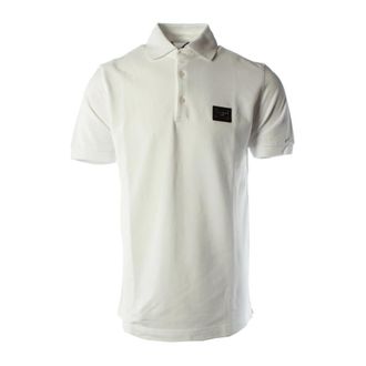 Dolce & Gabbana Cotton Piqu&eacute; Poloshirt - - Tops - Herren - Wei&szlig; - XL