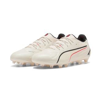 Puma Chaussure de football KING 20 ULTIMATE FG/AG Unisexe, Accessoires, Beige, 40.5