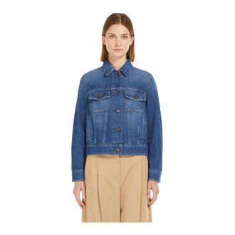 Max Mara Damen, Jacken, Blau, LGr&ouml;&szlig;e