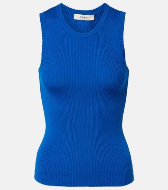 Chlo&eacute; Chlo&eacute; Tanktop aus Rippstrick