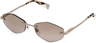 Furla Lunettes de soleil Ballerina I - Femme - Accessoires - Gris - Taille: 58 MM