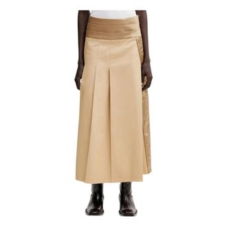 Undercover Ausgestellter Midirock - - Skirts - Damen - Beige - S
