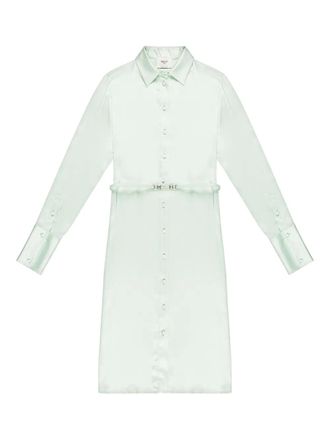 Bally robe-chemise ceintur&eacute;e &agrave; boutonni&egrave;re - Bleu