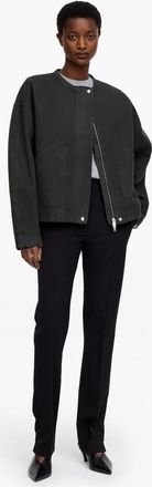 Arket Jacke Aus Baumwolle -Schwarz