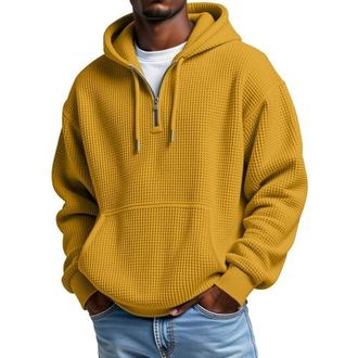 Generic Sweat-shirt de sport à capuche pour homme, haut à manches longues pour lentraînement en plein air et une utilisation décontractée, pull à capuche déco