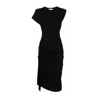 Paco Rabanne Draped Pression Kleid - - Dresses - Damen - Schwarzk - XS