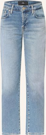7 For All Mankind Straight Jeans Calie blau