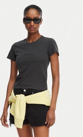 Rvca T-Shirt Forever 23B352509 Schwarz Regular Fit