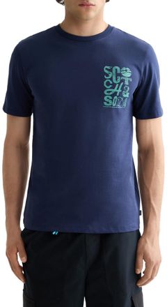 Scotch & Soda Regular Fit Left Chest Logo T-Shirt