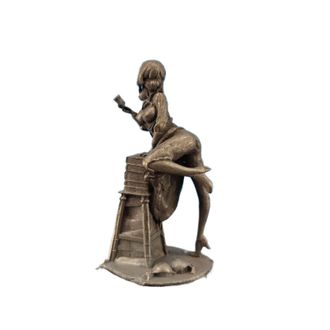 Generic Sexy Minirock, Frauenstatue, Metall, Beine zum Anheben, Ges&auml;&szlig;, Skulptur, Miniaturen, K&ouml;rperkunst, Handwerk, Schreibtisch-Ornamente, Zuhause, Auto, Dek