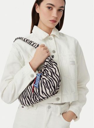 Tommy Jeans Handtasche Tjw Icon Charms Zebra Shlder Bag AW0AW18882 Bunt