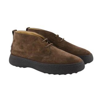 Tod's Homme, Chaussures, Brun, Taille: 44 EU Bottine &agrave; lacets