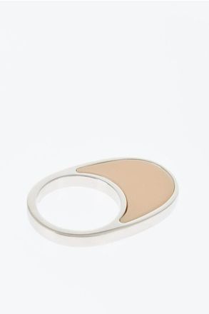 Coperni Metal SWIPE Ring with Enamelled Detail size 8