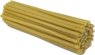 NKlaus Altarkerzen Ritualkerzen 325g (ca. 50 St.) Bienenwachs Kerzen L: 18,5cm. 36263