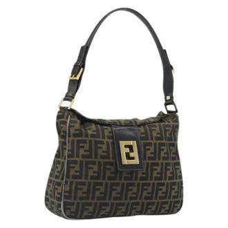 Fendi Sac bandouli&egrave;re Zucca Canvas Pre-owned - Femme - Pre-owned - Brun - Taille: ONE Size