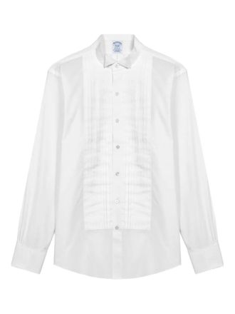 Brooks Brothers Hemd mit Faltendetail am Kragen - Wei&szlig;