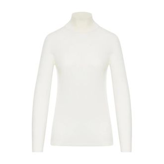 Max Mara Damen, Strickwaren, Wei&szlig;, MGr&ouml;&szlig;e
