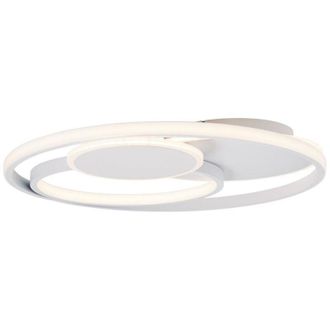 Brilliant brillant plafonnier led runda 50CM blanc mat 1X led int&eacute;gr&eacute;e, led 43W int&eacute;gr&eacute;e, (5200LM, 3000-6000K)
